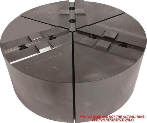 RWK-10300S STEEL ROUND JAWS FOR KNCS / ROTA 10" CHUCK W/A 3" HT 3 PC ...