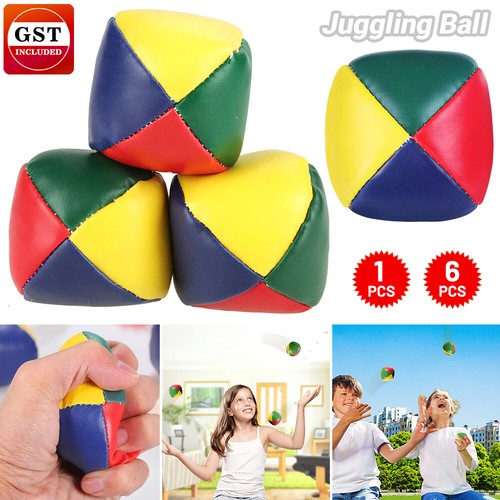 1/6/12PCS Juggling Balls Set Classic Juggle Magic Circus Beginner Kids ...