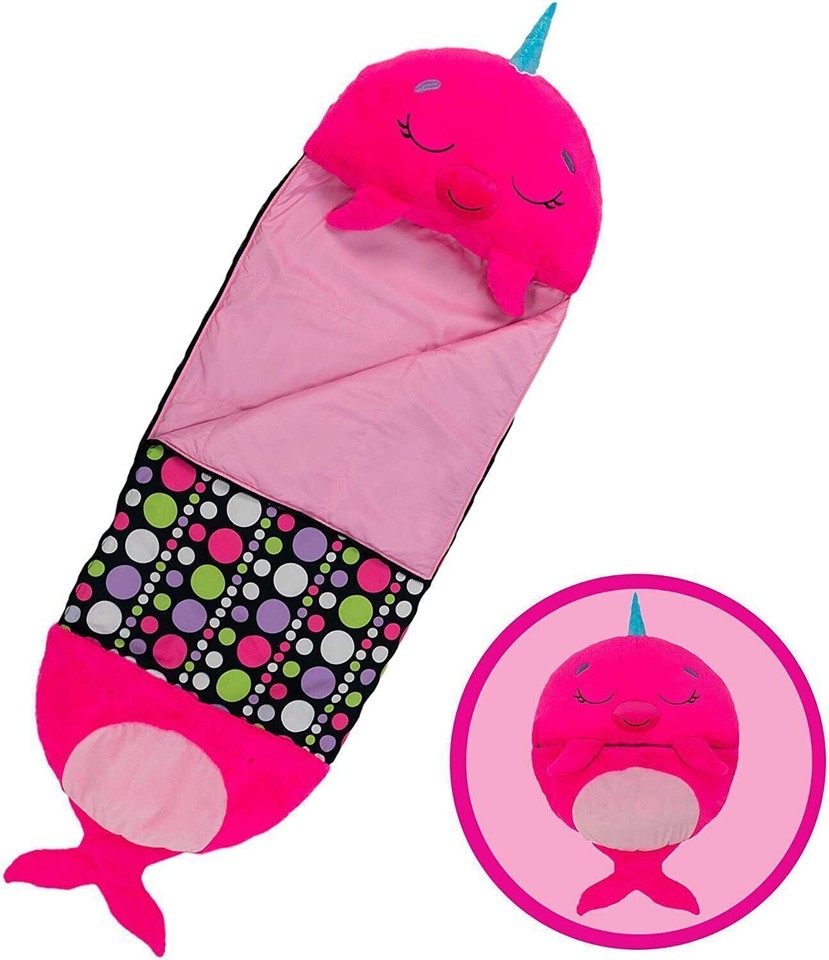 Happy Napper Narwhal Pink Sleeping Bag Size Large 30" x 66" | eBay