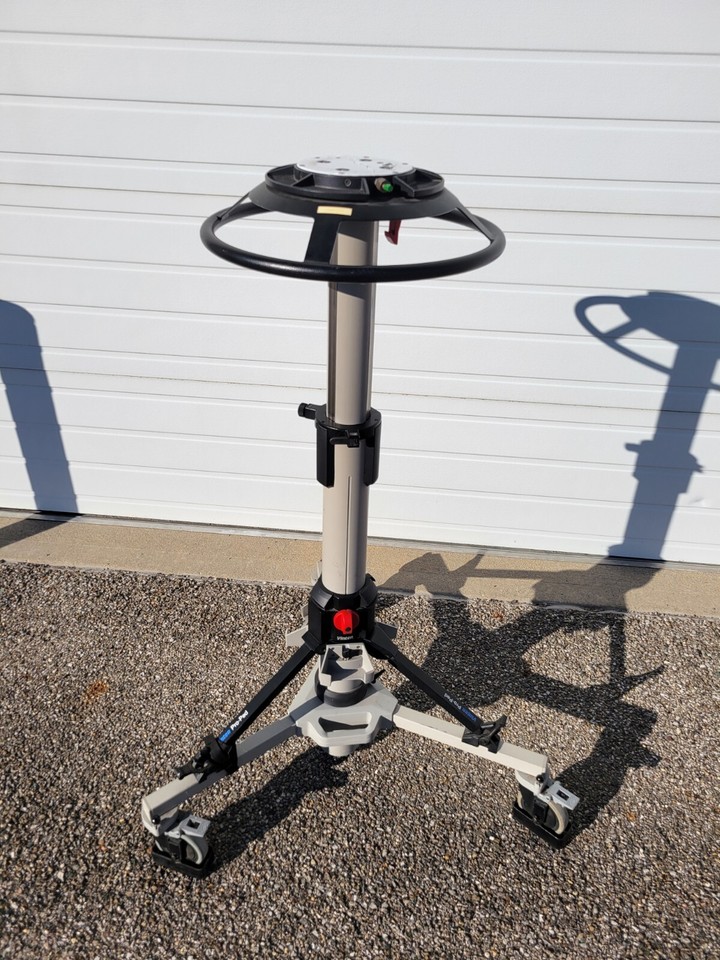 Vinten Pro-Ped 3381 Pedestal Tripod with Rolling Dolly | eBay