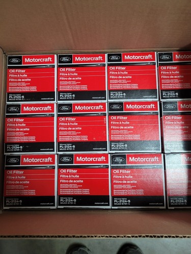 NEW Case of 12 OEM Ford Motorcraft Engine Oil Filters FL2051S BC3Z ...