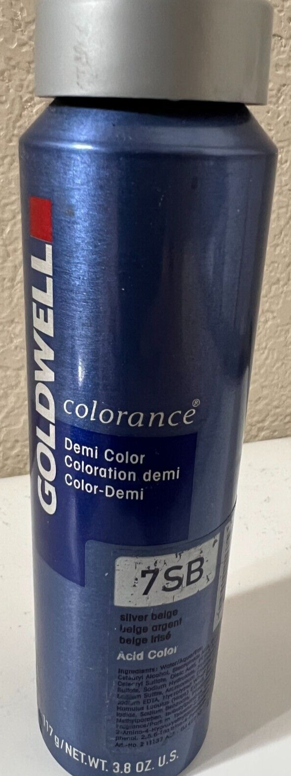 Goldwell Colorance Demi Permanent Hair Color 4.2 oz Can -7-SB (Beige ...