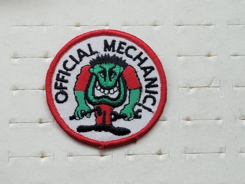 Vintage NOS Patch Official Mechanic Shirt Jacket Hat | eBay