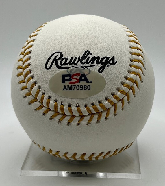 Alan Trammell Gold Glove Signed Rawlings Baseball w/ Inscription PSA ...