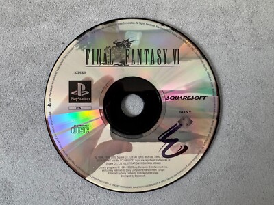 Final Fantasy VI 6 (Sony PlayStation 1) - European Version - DISC ONLY ...