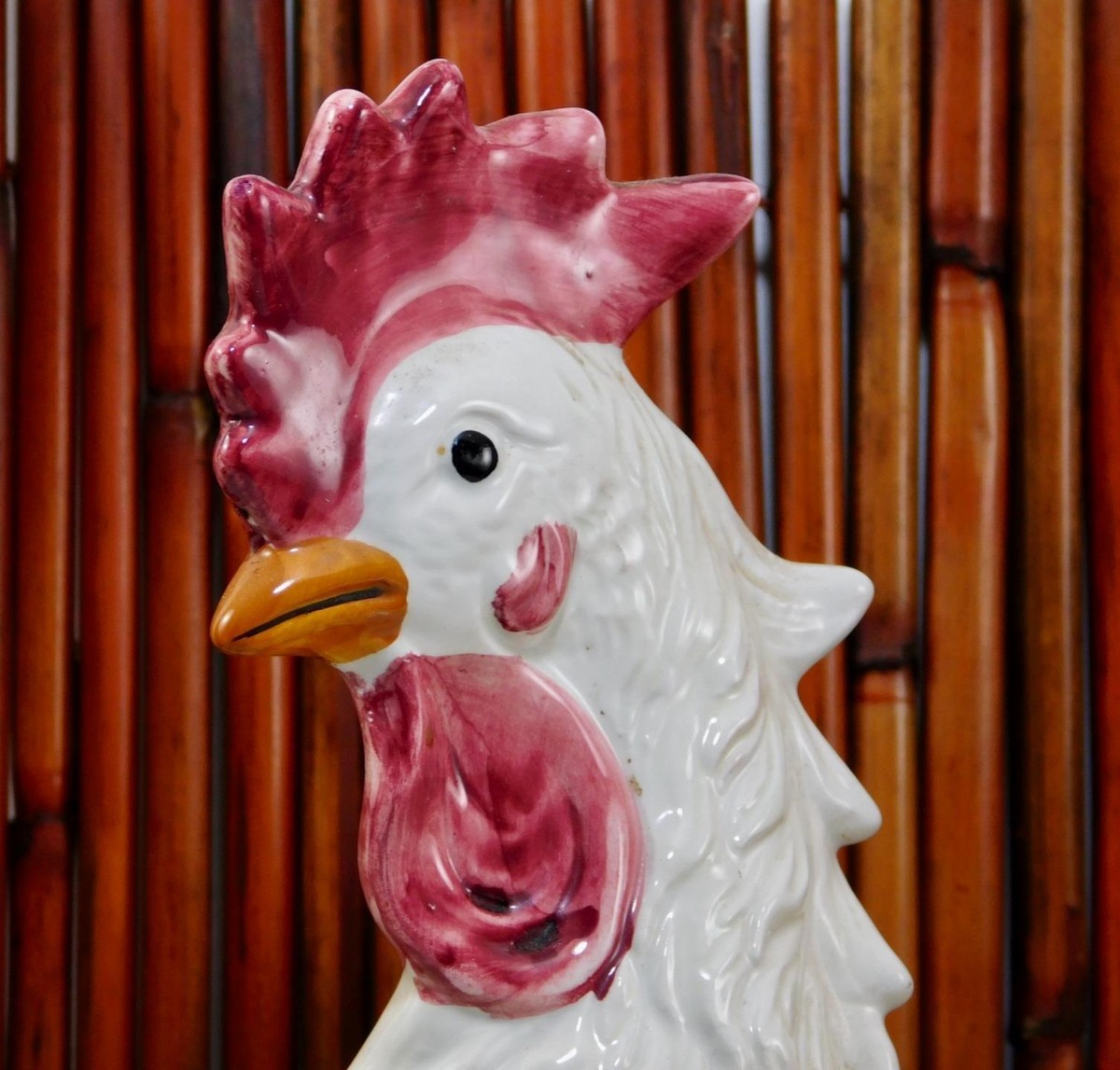 Intrada Italy Campagna Hand Painted Ceramic Rooster Ebth Intrada Italy