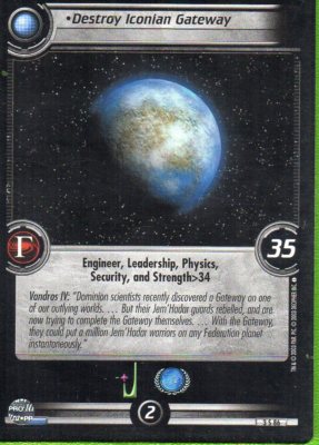 Star Trek TCG/CCG - 2nd Edition - Destroy Iconian Gateway #3S86 | eBay
