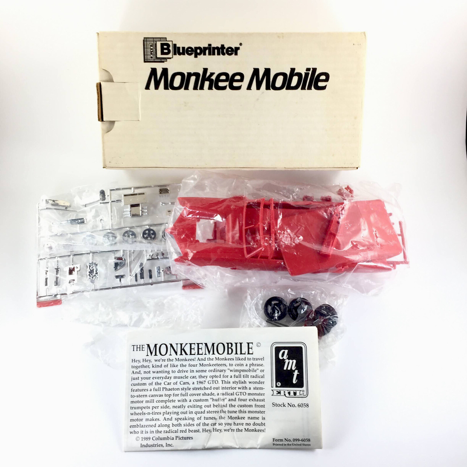 Ertl Blueprinter Monkee Mobile Model Car Kit 1966 GTO 1/25 Mountain ...