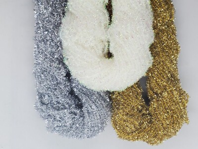CRYSTAL CHENILLE SIZE #4 - 72 Yard Skein - You Pick Color Tying ...