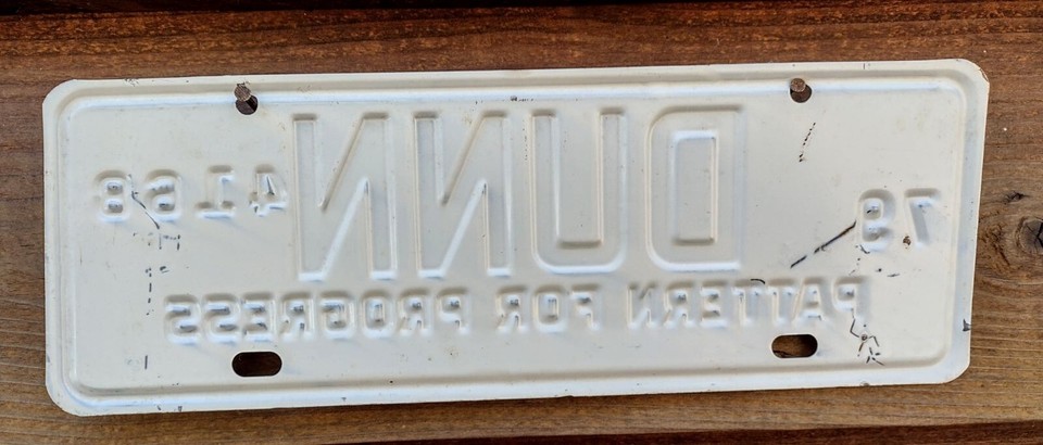 Dunn, NC City License Plate 1979 | eBay
