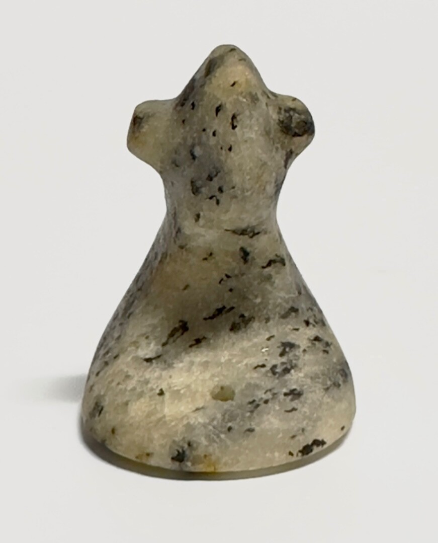 Native American Popeye Birdstone Rare Speckled Quartz Bust Type Museum ...
