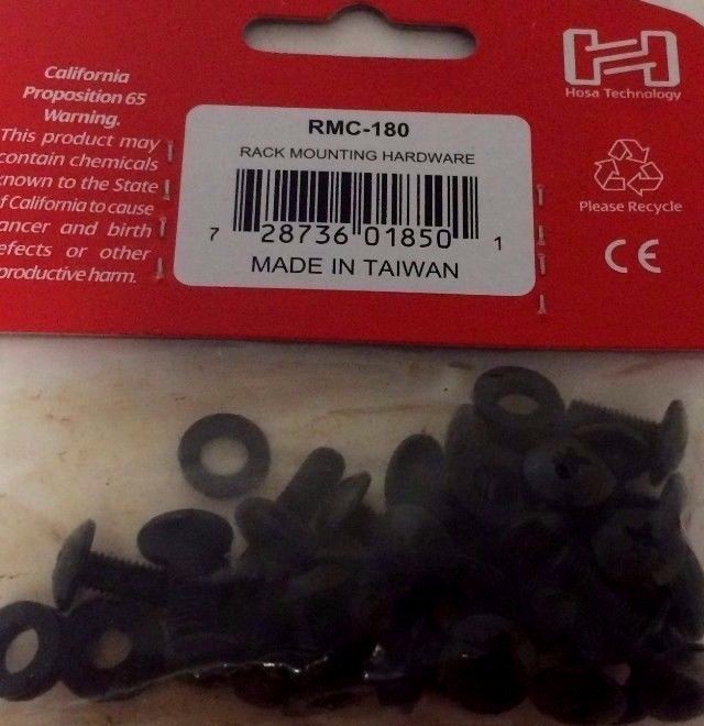 Hosa - RMC-180 - Rack Mounting Hardware - 24 pieces | eBay