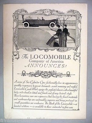 Locomobile PRINT AD - 1916 ~~ car, automobile, auto, motorcar | eBay
