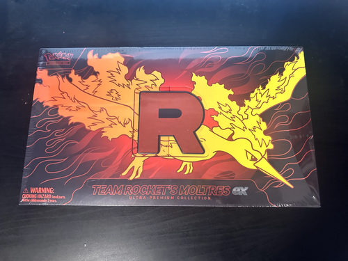 Pokemon TCG Team Rocket's Moltres ex Ultra Premium Collection UPC ...