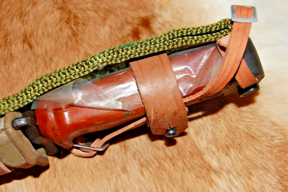 Romanian Type II Soviet Style Rifle Knife Bayonet w/ Scabbard & Frog ...