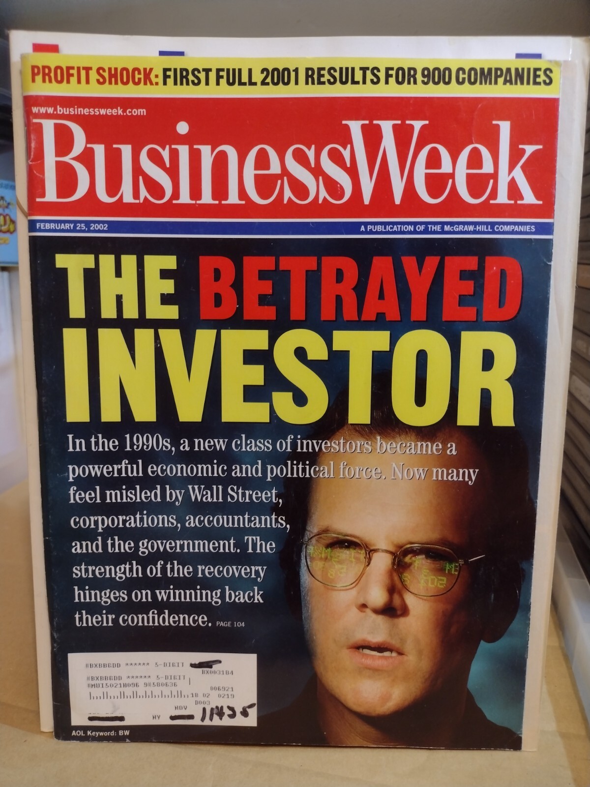 BusinessWeek Magazine (Feb 25, 2002) Old Warehouse Inventory in VG/VF ...