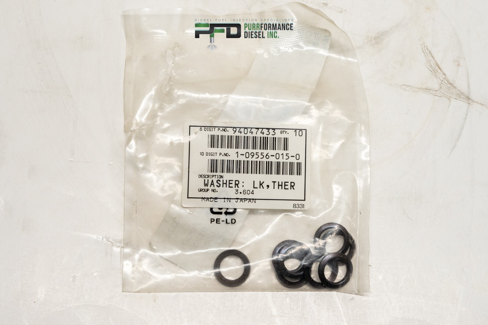 Isuzu 1-09556-015-0 Exhaust Manifold Washer, Pack of 8, for ISUZU FTR ...