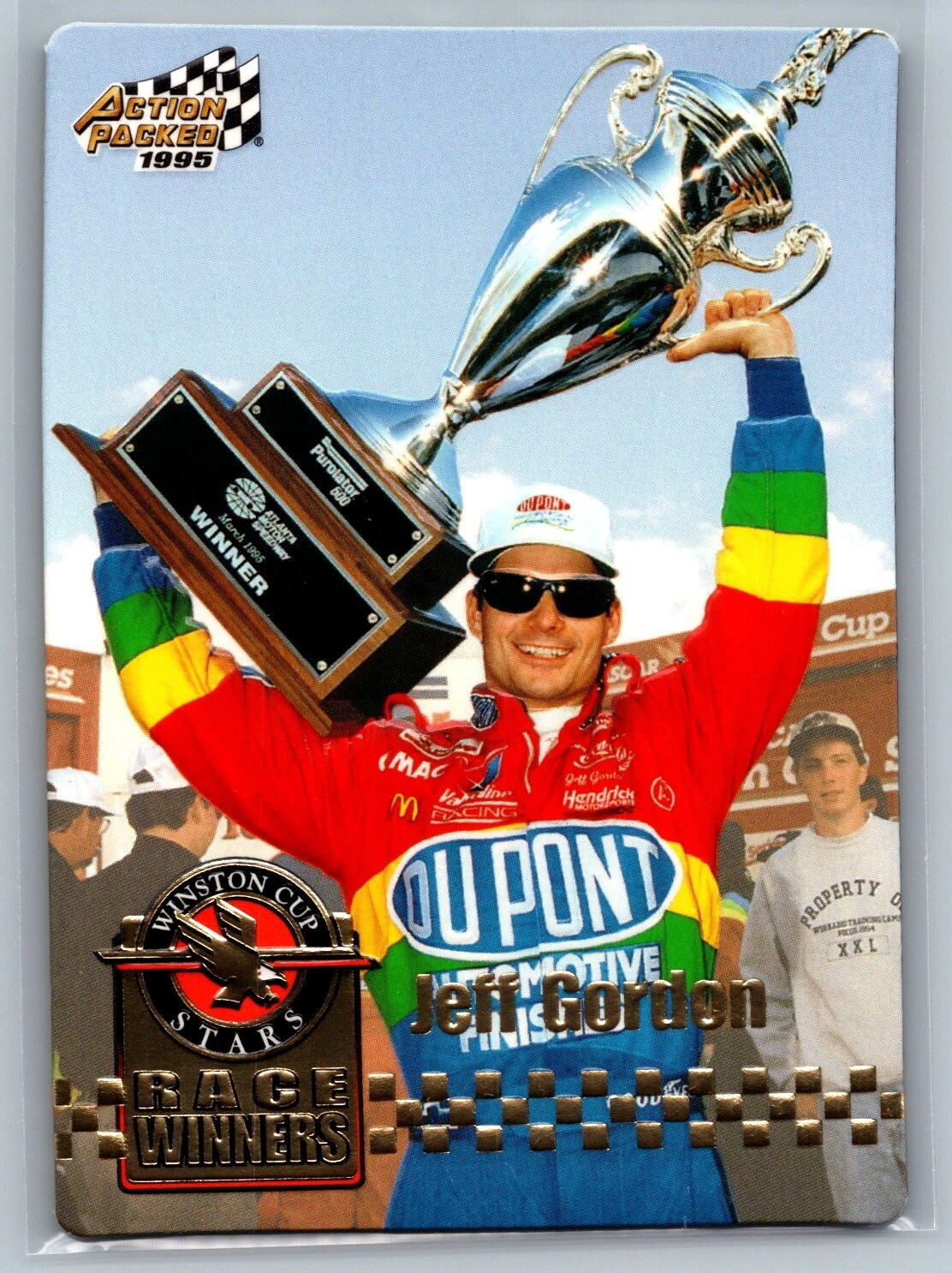 Jeff Gordon #49 1995 Action Packed Card Nascar Winston Cup | eBay