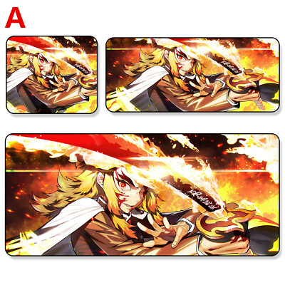 Demon Slayer Rengoku Kyoujurou Mouse Pad Profession PC Large Mats | eBay