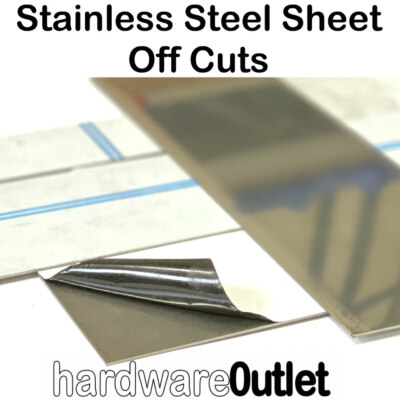 10 Kg's STAINLESS Steel SHEET OFFCUTS Metal Plate Off Cuts New Material ...