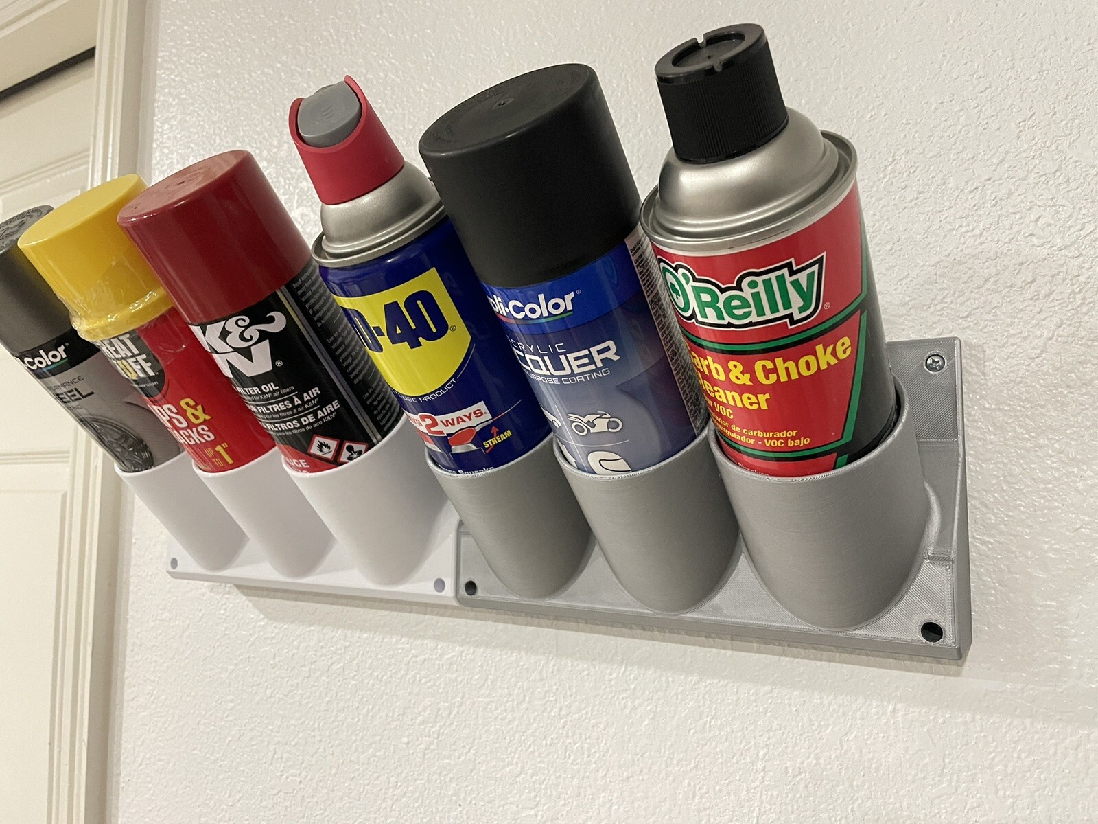 Can Organizer Holder Spray Paint Aerosol Work Bench Toolbox Wall Shelf ...