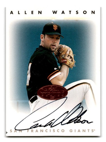 1996 Leaf Signature Series #NNO Allen Watson Autographs | eBay