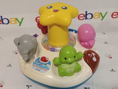 Vtech Spin and Learn Top Learning Toy Sea Animals & Numbers Colors ...