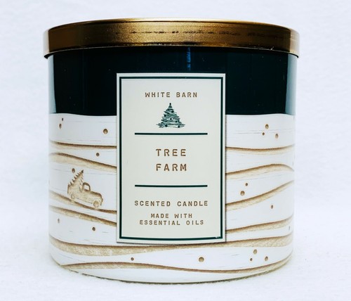 1 Bath & Body Works TREE FARM Large 3-Wick Candle 14.5 oz | eBay