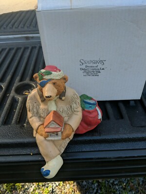 Timberlake Snapshots United Creations Christmas Bear Stocking Holder ...