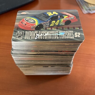 115+ 1996 Finish Line Phone Pak $2 Prepaid Phone Card Lot Jeff Gordon ...