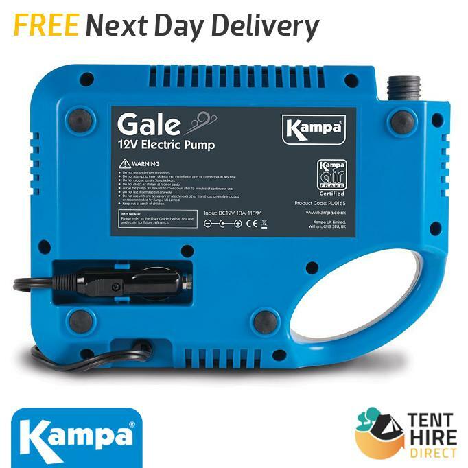 New 2025 Model Kampa Gale Porch 12v Electric Rally Air Awning Pump 12 ...