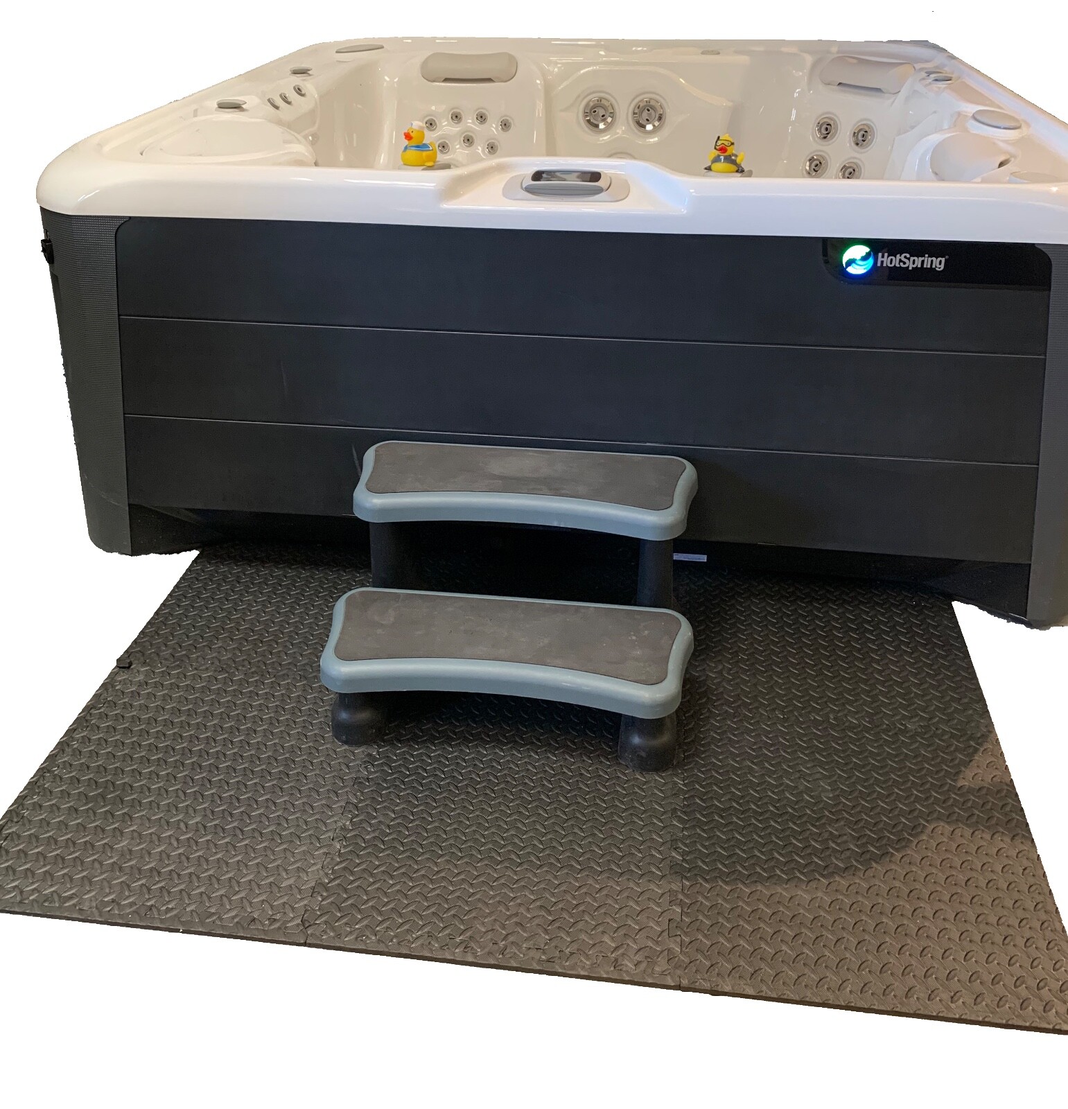 Interlocking EVA Hot Tub Base Floor Soft Mats Spa Tubs Pool Protector ...