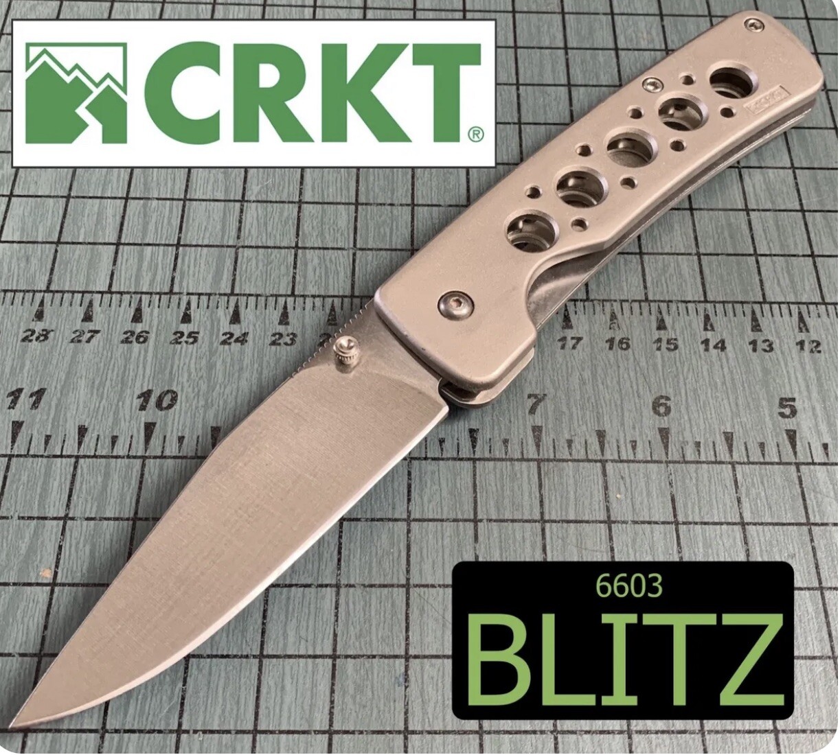 CRKT Columbia River KNIFE 6603 Blitz Linerlock Folding Pocket Knife | eBay