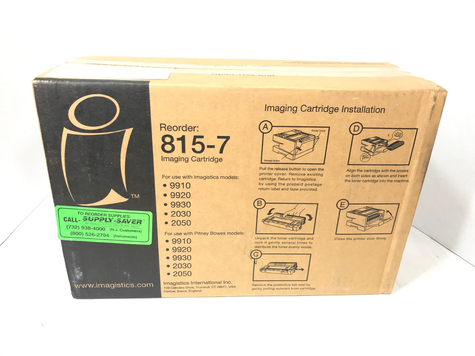 GENUINE IMAGISTICS 815-7 IMAGING CARTRIDGE 9910 9920 9930 2030 2050 ...