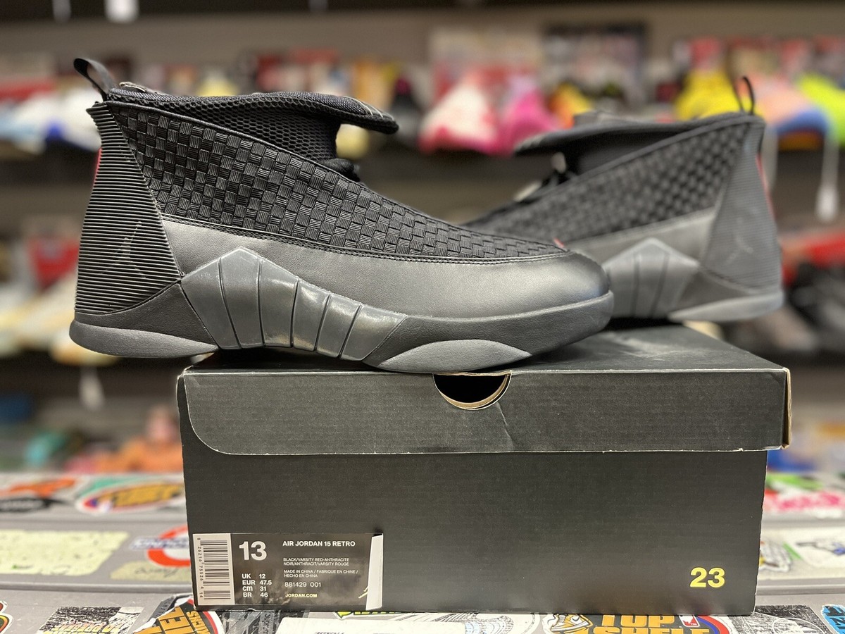 Jordan 15 Black And Red