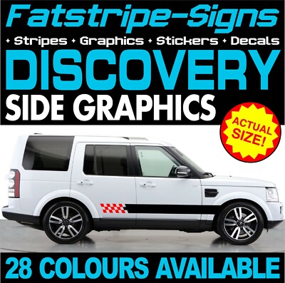 to fit LAND ROVER DISCOVERY GRAPHICS DECALS STICKERS STRIPES OFF ROAD ...