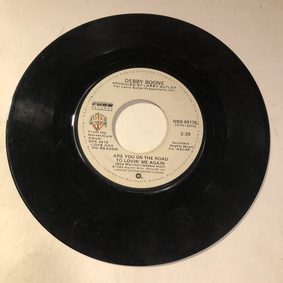 Debby Boone 45 Vinyl Record When It’s Just You And Me | eBay