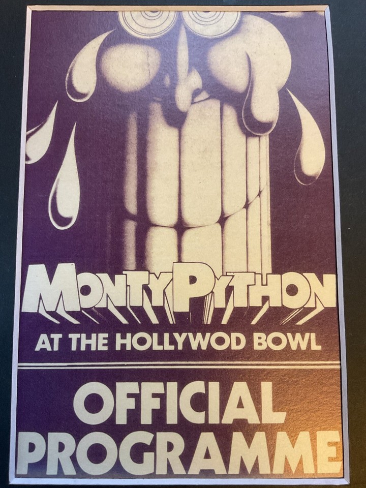 Monty Python TERRY GILLIAM Art Print , Mounted , Rare HOLLYWOOD BOWL ...