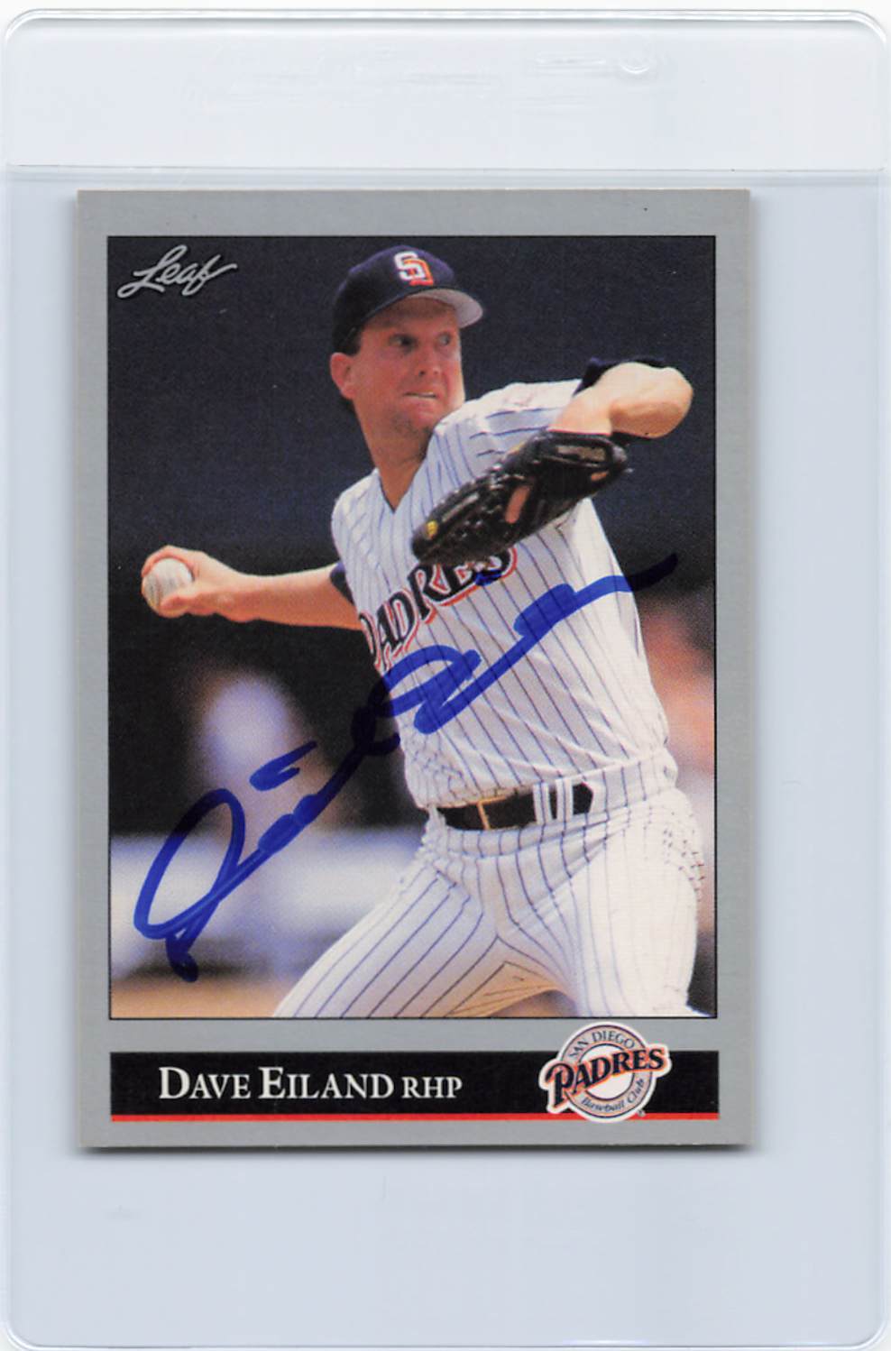 1992 Leaf #488 Dave Eiland Padres Signed Auto *H9869 | eBay
