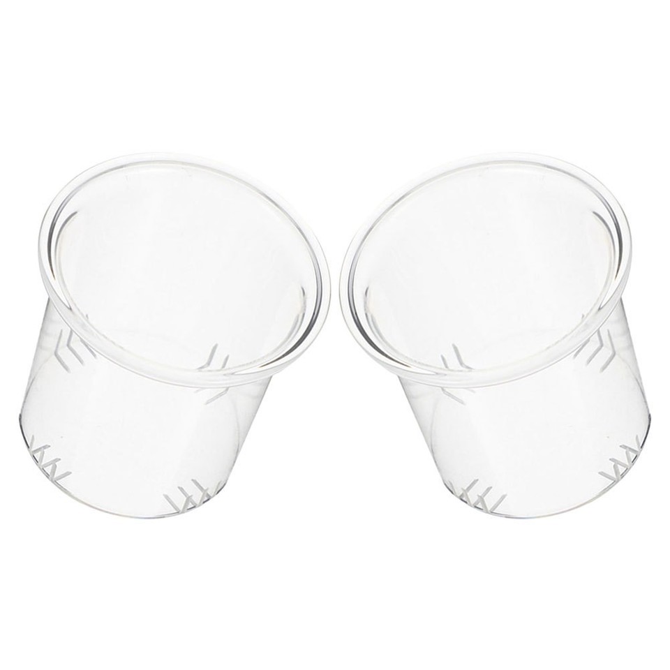 2 Pcs Loose Tea Leaf Steeper Glass Infuser Replacement Strainer Filter ...