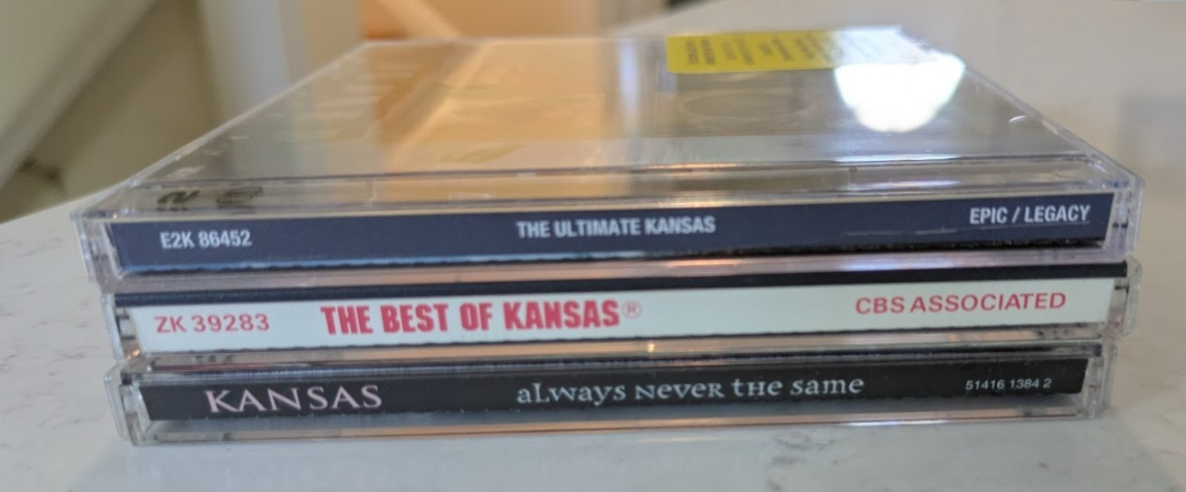 Lot of 3 Kansas [Audio CDs] -Ultimate, Best of, Always Never the Same ...