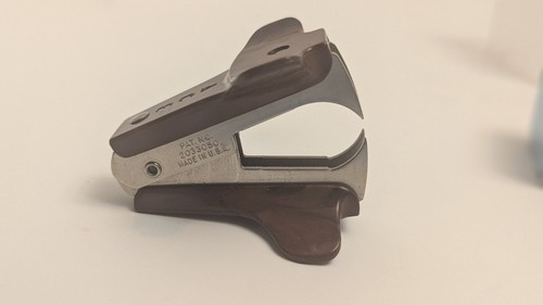 Vintage Ace Staple Remover Brown Plastic USA+ Associated Staples Box | eBay