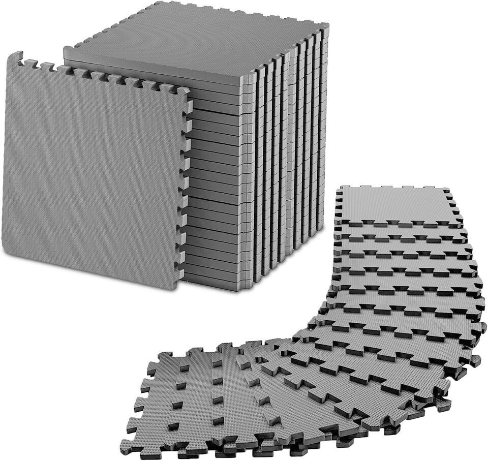 Large Soft Foam EVA Kids Floor Mat Jigsaw Tiles Interlocking Garden ...