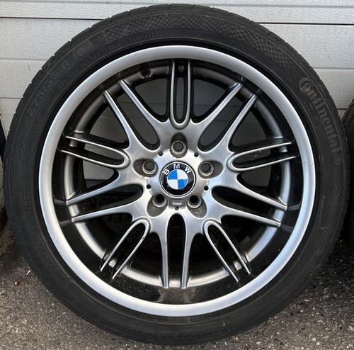 GENUINE BMW M5 (E39) 18” STYLE 65 ALLOY WHEELS - CHROME SHADOW - USED ...