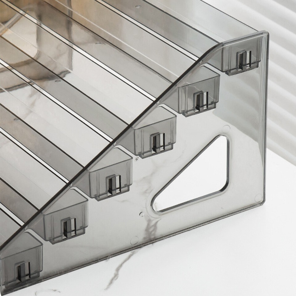 Gray Durable Acrylic Collector Card Display Stand Rack Shelf For ...