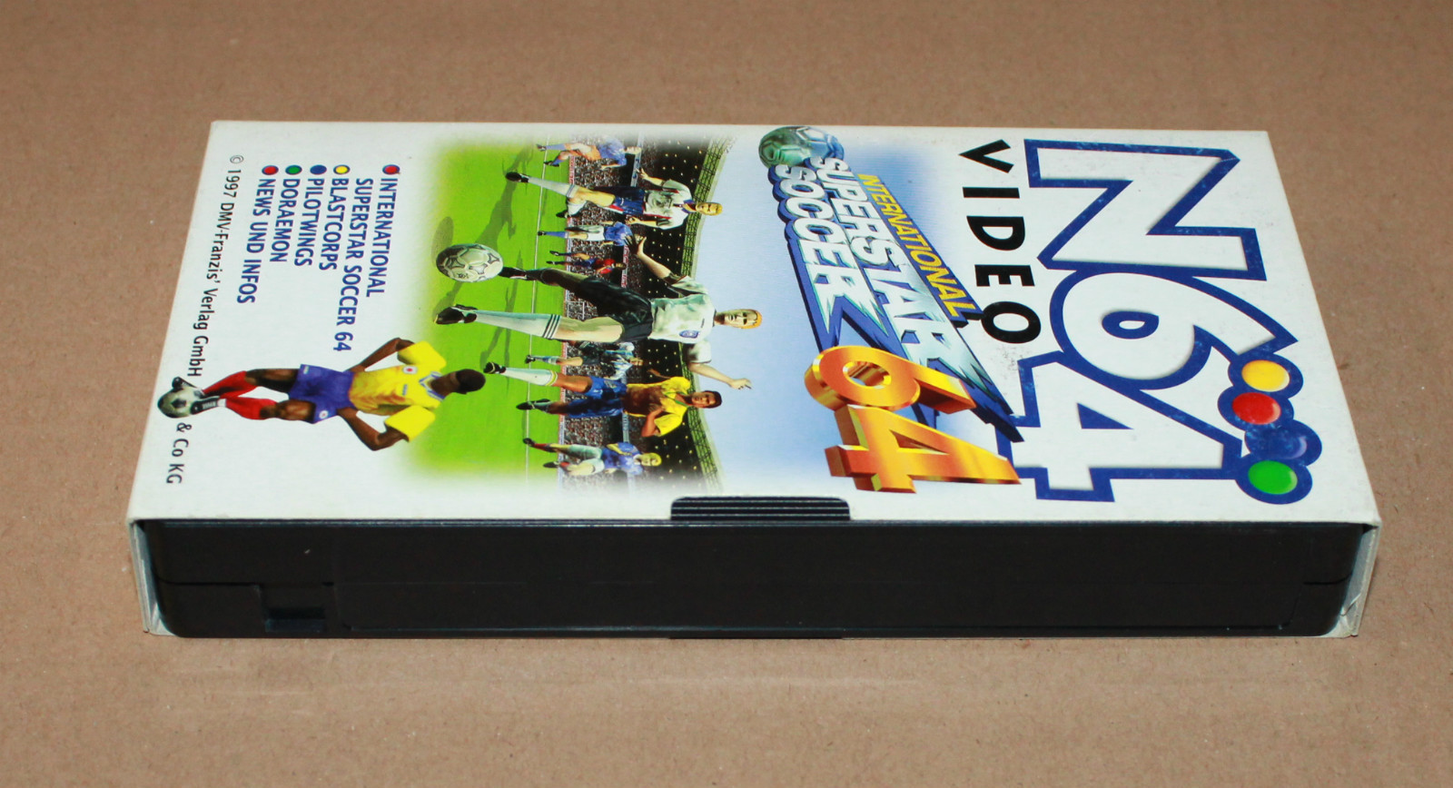 1997 Old Promo German Nintendo 64 N64 VHS Blastcorps Pilotwings ...