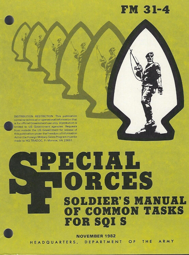 Historical book Special Forces Soldier's Manual of Common Tasks for SQI ...