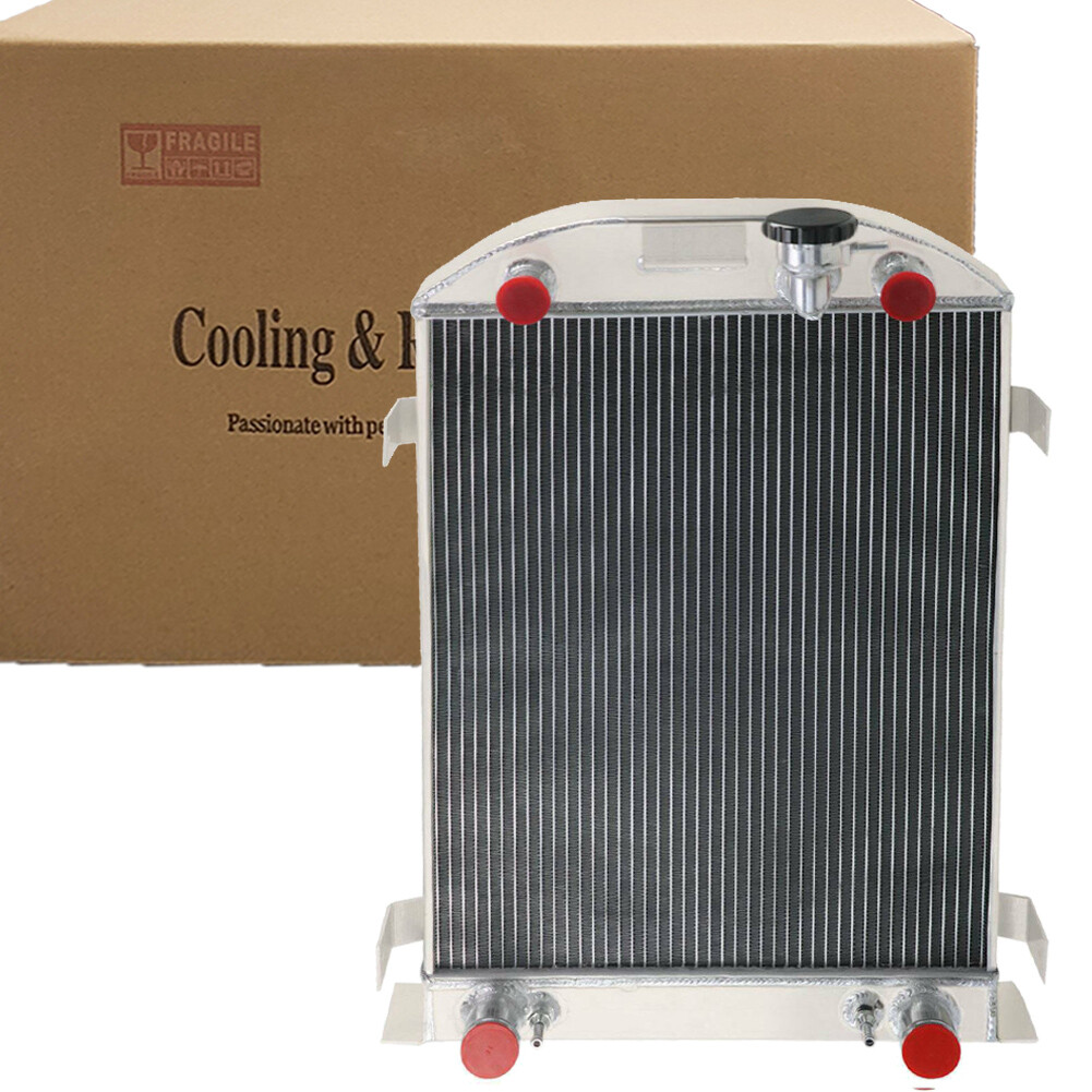 FITS 1930 1931 FORD MODEL A W/FLATHEAD V8 ENGINE 3-ROW ALUMINUM COOLING ...