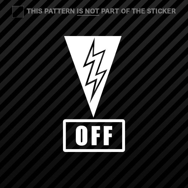 (2x) Master Switch OFF Sticker Self Adhesive Vinyl SCCA NHRA safety | eBay