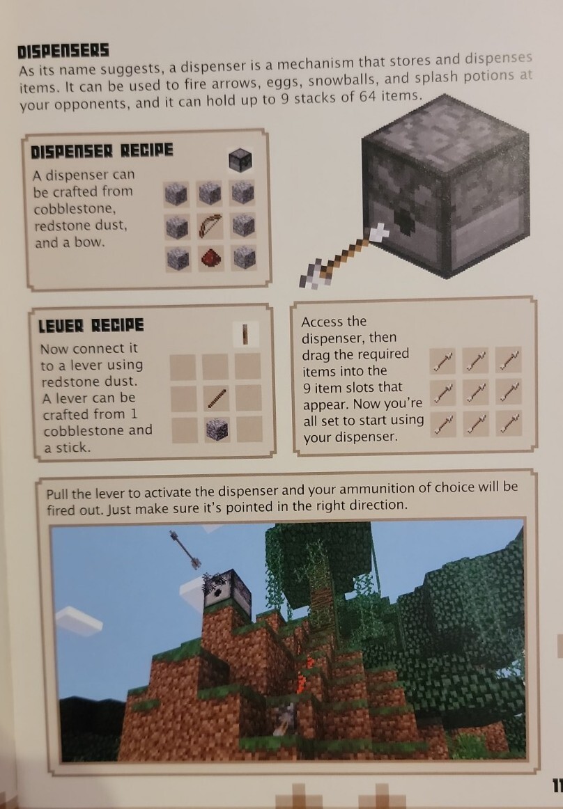 Lever Minecraft Recipe